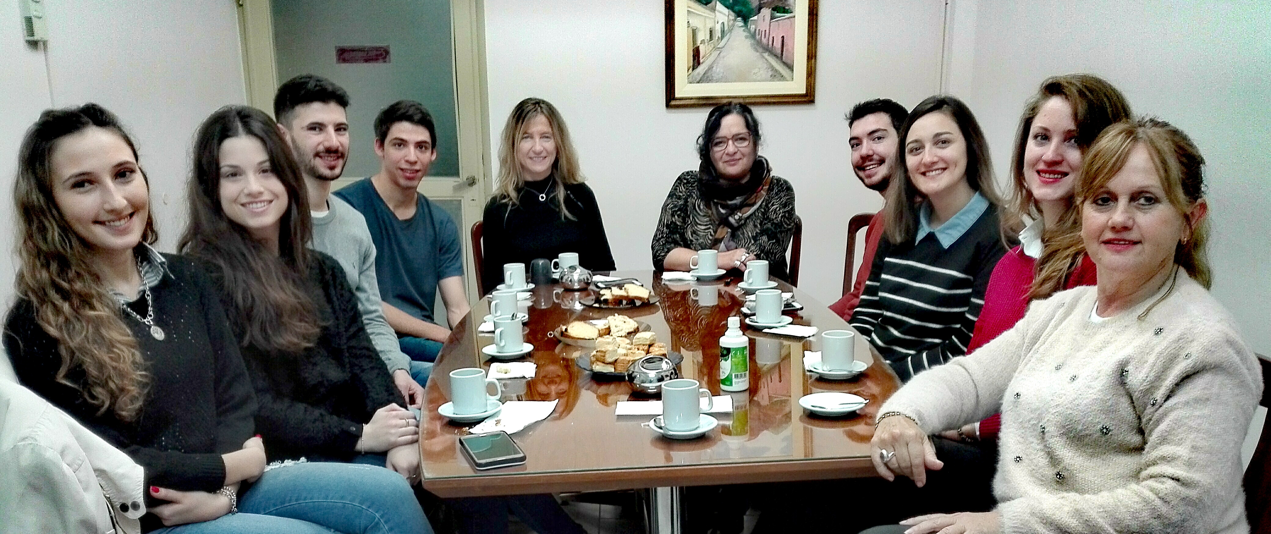 Autoridades de la Facultad recibieron a los flamantes abanderados ...